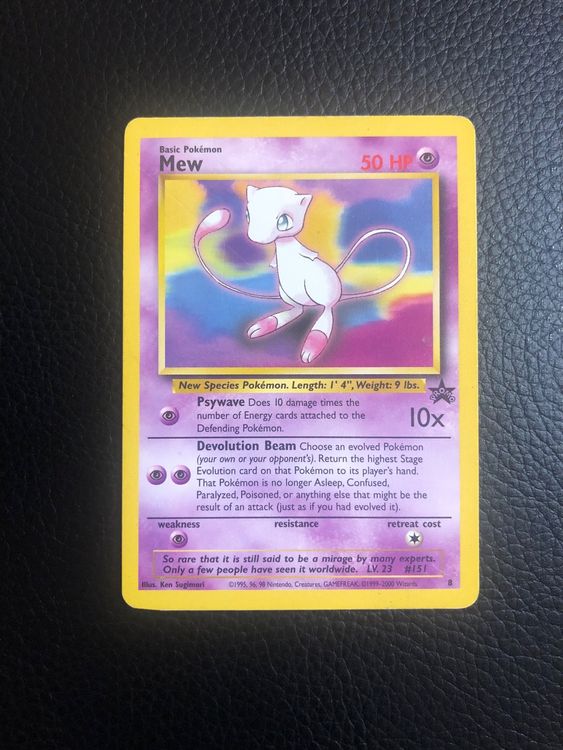 Pokemon Mew Promo Black Star 8 Ab 1 | Kaufen auf Ricardo