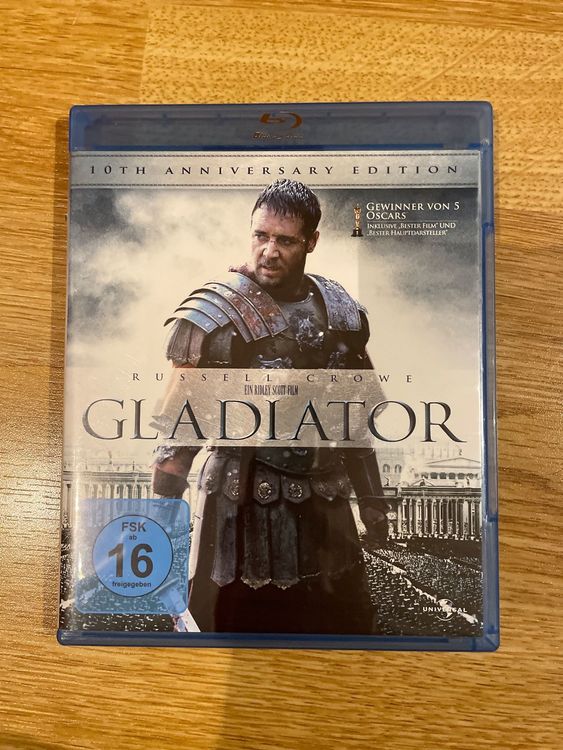 Gladiator Blu-ray, 10th Anniversary Edition, FSK 16 | Kaufen auf Ricardo