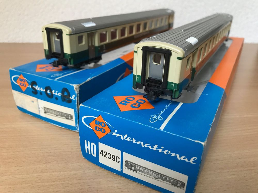 2 x Roco 4239C Personenwagen SOB H0 DC (Gebraucht) in Dürnten für CHF ...