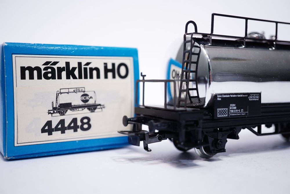 8∂ Märklin 4448 ÖBB Austria Tankwagen Chrom OEVA (Gebraucht) in Thun ...