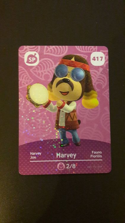 ACNH Amiibo Karte EU - Nr. 417 Harvey (Gebraucht) in Nänikon für CHF 3. ...