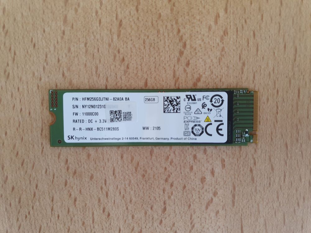 SK hynix BC511 NVMe M.2 2280 SSD 256GB (Gebraucht) in La Tour-de-Peilz ...
