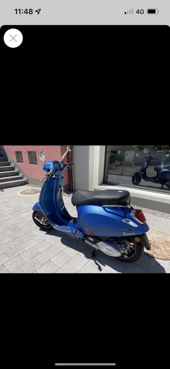 Ab 1.- Piaggio Vespa 125 Sprint Sport in Blau mat (Gebraucht) in Amriswil für CHF 4071 – nur ...