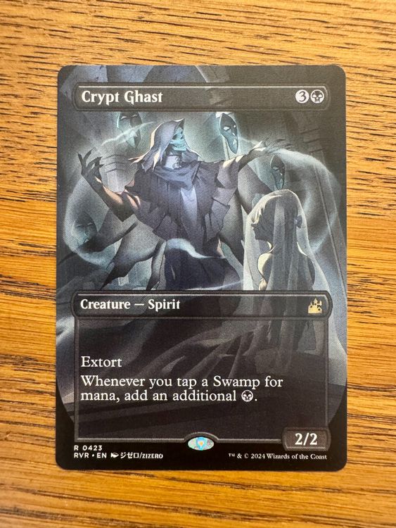 Borderless Crypt Ghast Ravnica Remastered NM (Neu (gemäss Beschreibung ...
