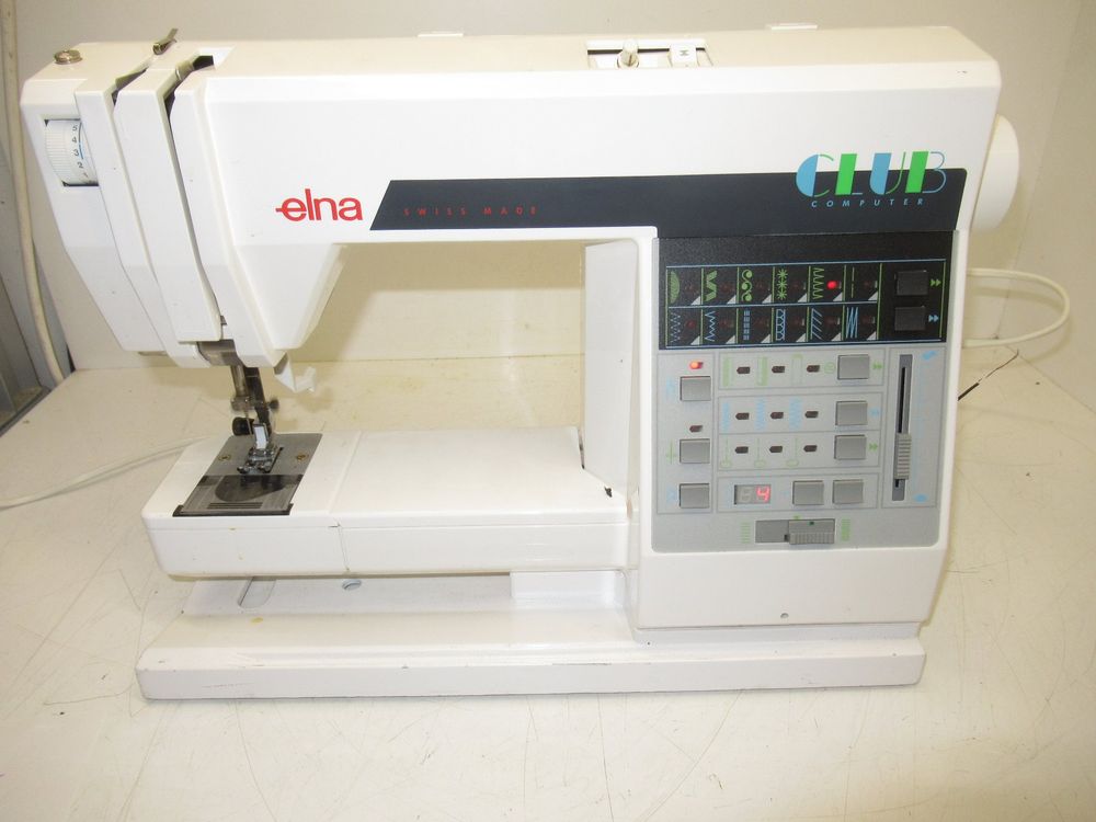 Nähmaschine Elna Club Computer ohne Anlasser daher Defekt | Kaufen auf ...