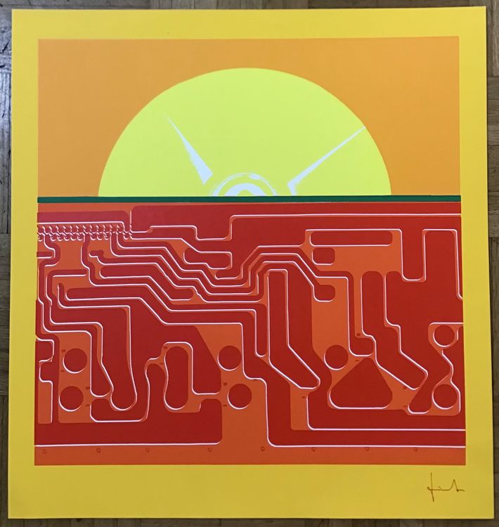 Moderne Farbige Lithographie Unleserlich Signiert (Gebraucht) in Root für CHF 10 – mit Lieferung ...