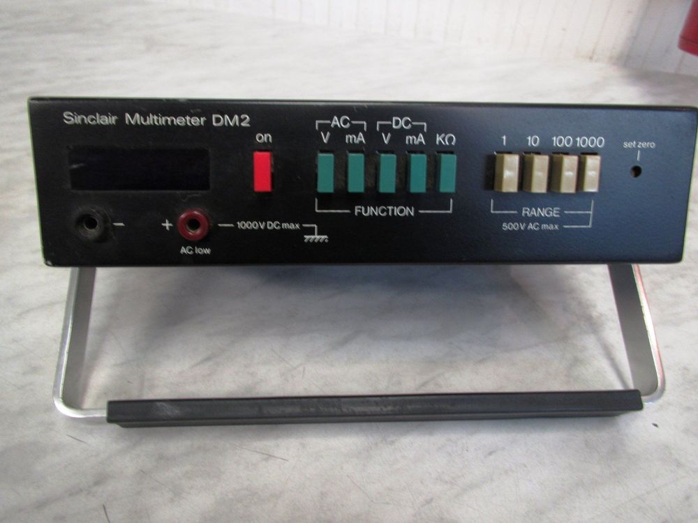Sinclair Radionics Multimeter DM 2 (Defekt) in Glattfelden für CHF 29 ...