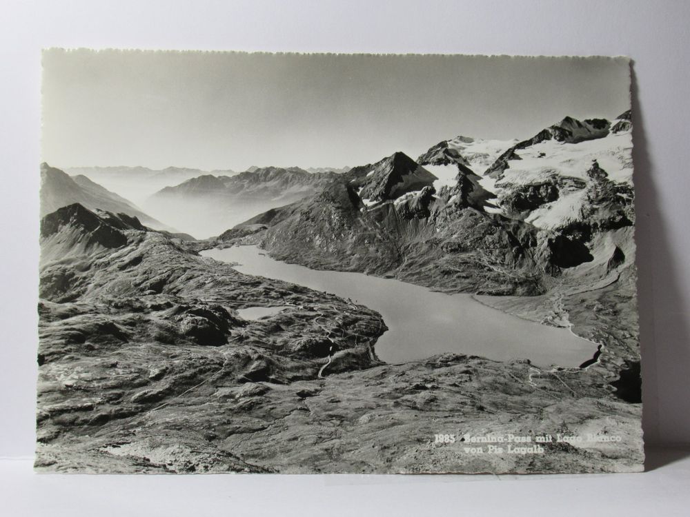 Bernina - Pass mit Lago Blanco von Piz Lagalp (Neu (gemäss Beschreibung ...