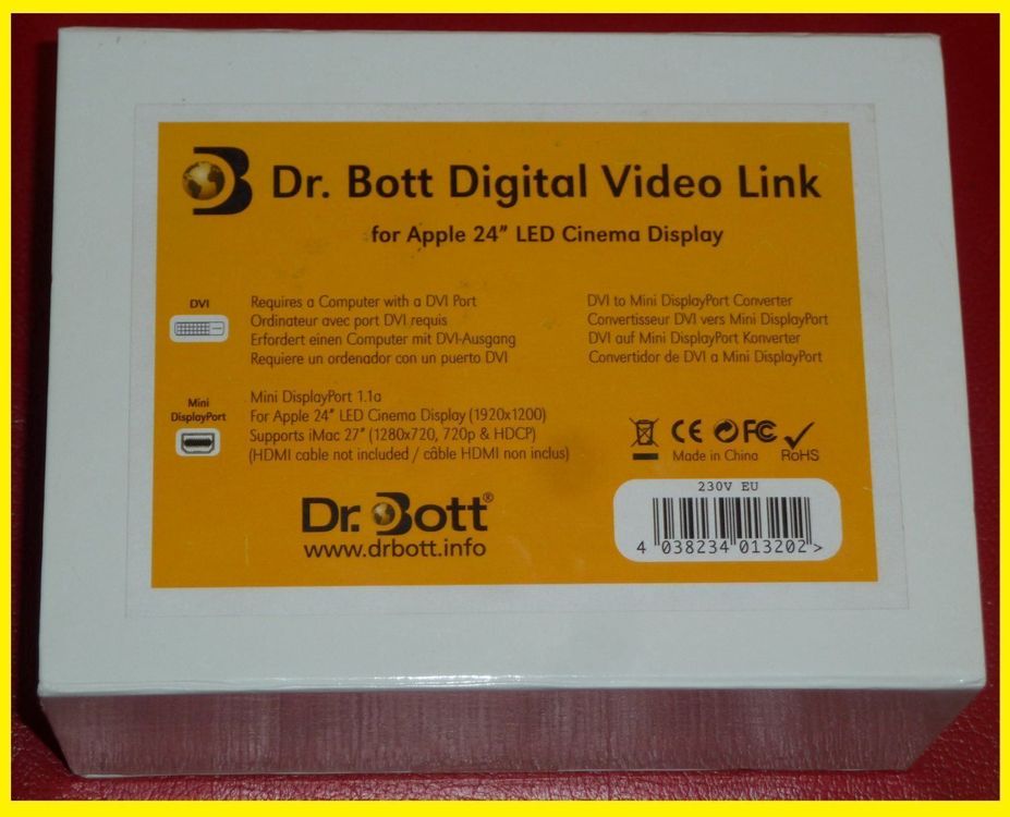 Dr. Bott Digital Video Link 24" Display (Neu und originalverpackt) in Basel für CHF 29 – mit ...