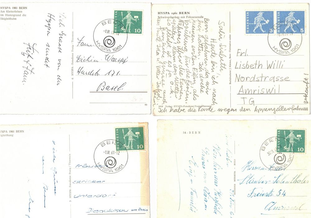 HYSPA 1961 Hygiene Sport Sonderstempel Ansichtskarten selten (Gebraucht ...