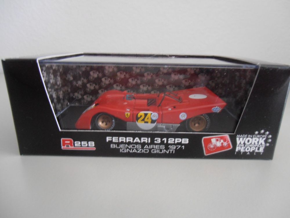 Ferrari 312 PB , Buenos Aires 1971 , Brumm , 1:43 (Neu und ...