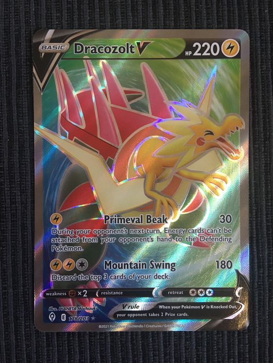 Pokemon Dracozolt V Fullart Evolving Skies EN | Kaufen auf Ricardo