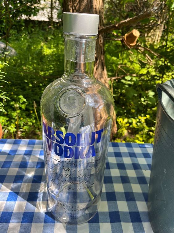 Absolut Vodka, 4,5 Liter Flasche, leer, 46 cm | Kaufen auf Ricardo