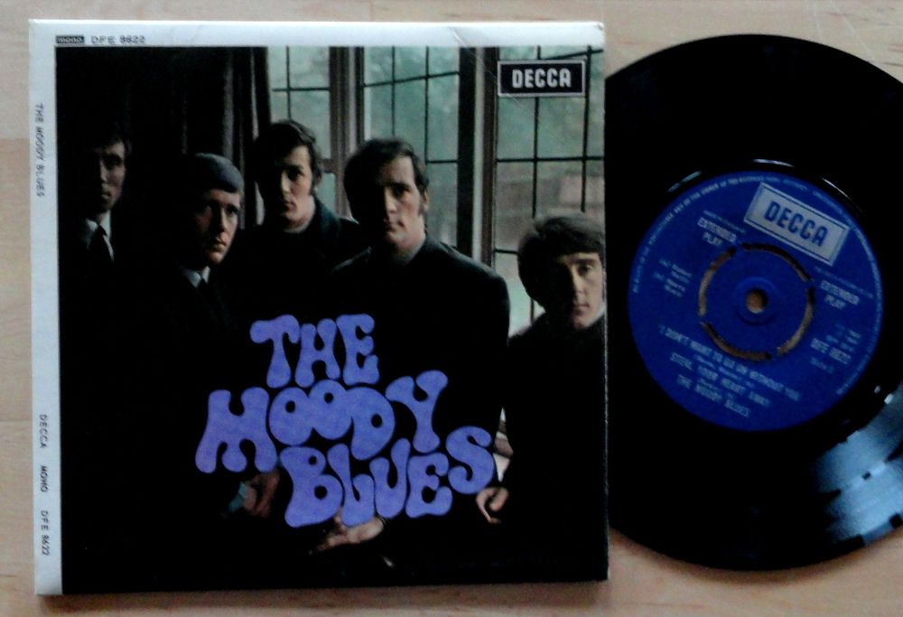 EP-SI THE MOODY BLUES go now 4 Songs DECCA UK 1965 rar (Gebraucht) in ...