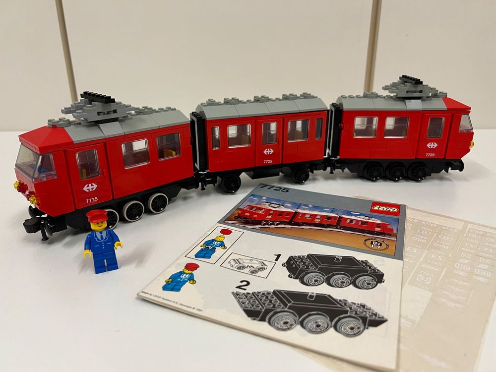 LEGO Zug Set 7725 - Rarität von 1981 mit Anleitung! 🚂 (Gebraucht) in ...