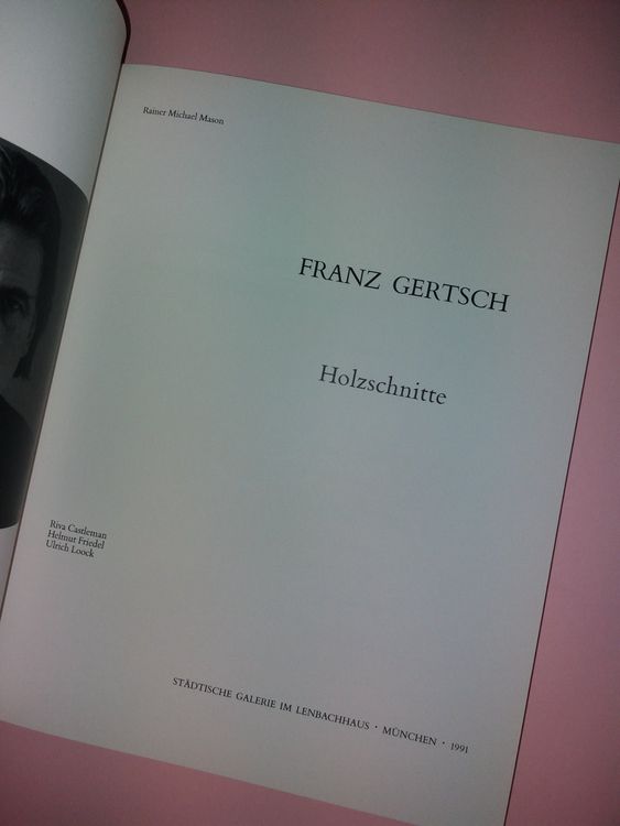 FRANZ Gertsch Holzschnitt | Kaufen auf Ricardo