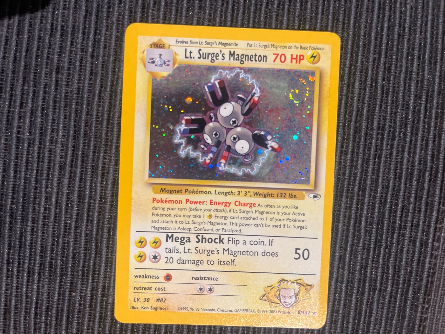 Pokemon Lt. Surge’s Magneton Holo Swirl Gym Heroes (Gebraucht) in ...