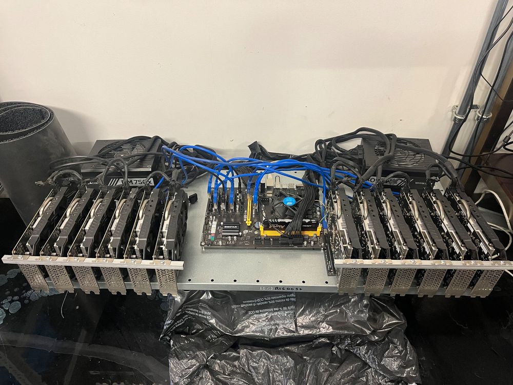 Mining Rig Nvidia P106-100 (12 Karten) (Gebraucht) in Pfeffingen für ...