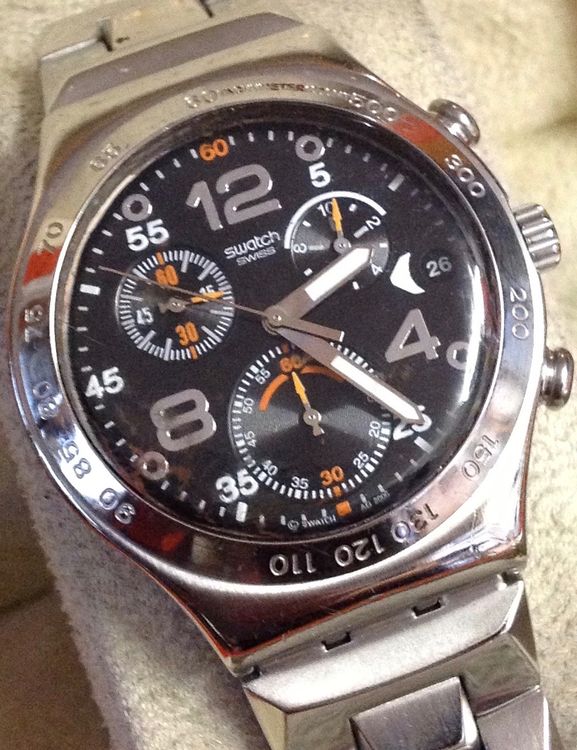 SWATCH IRONY Chronograph Herrenuhr ( Neue Preise : 220 CHF ) (Gebraucht) in Oftringen für CHF 52 ...