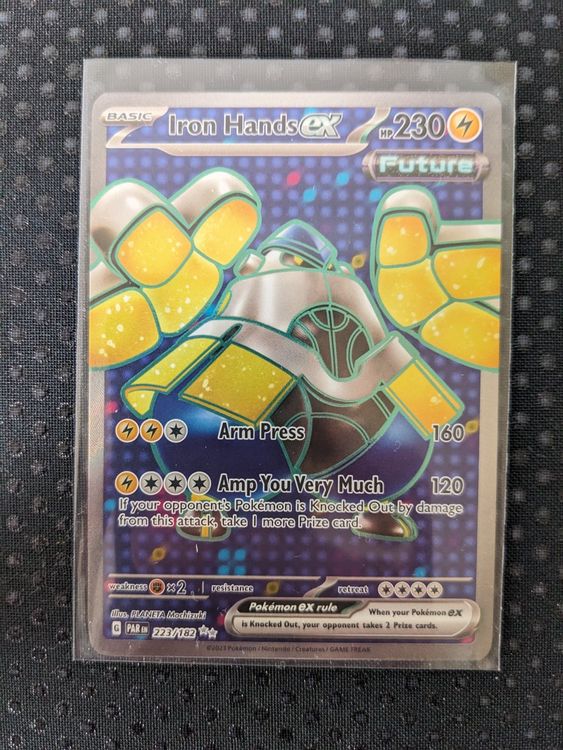 Pokémon Paradox Rift - Iron Hands EX 223/182 ( EN ) (Neu (gemäss ...