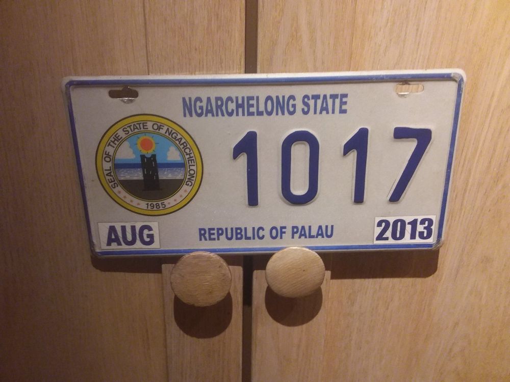 Rares Nummernschild USA - Rep. Palau 2013 - Ngarchelong St | Kaufen auf ...