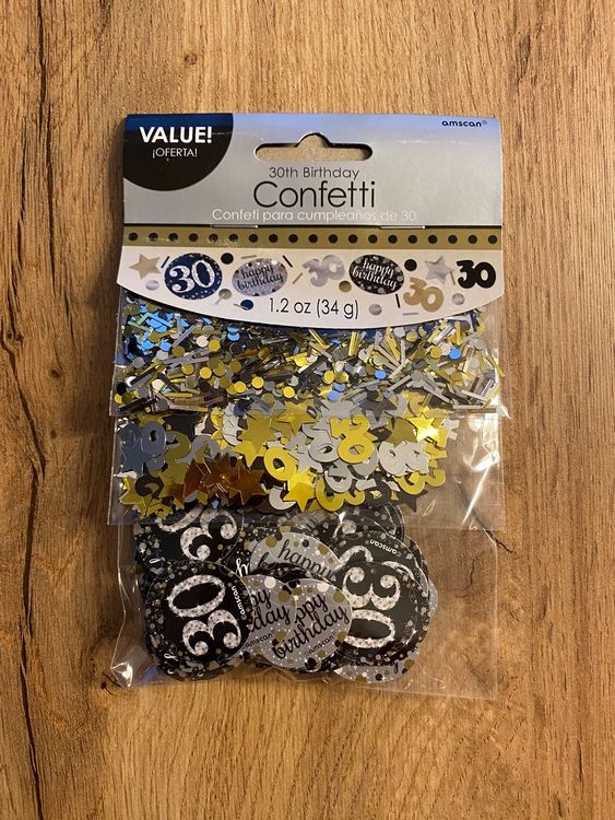 30th Birthday / 30. Geburtstag Streudeko (Neu und originalverpackt) in Wimmis für CHF 5 – mit ...