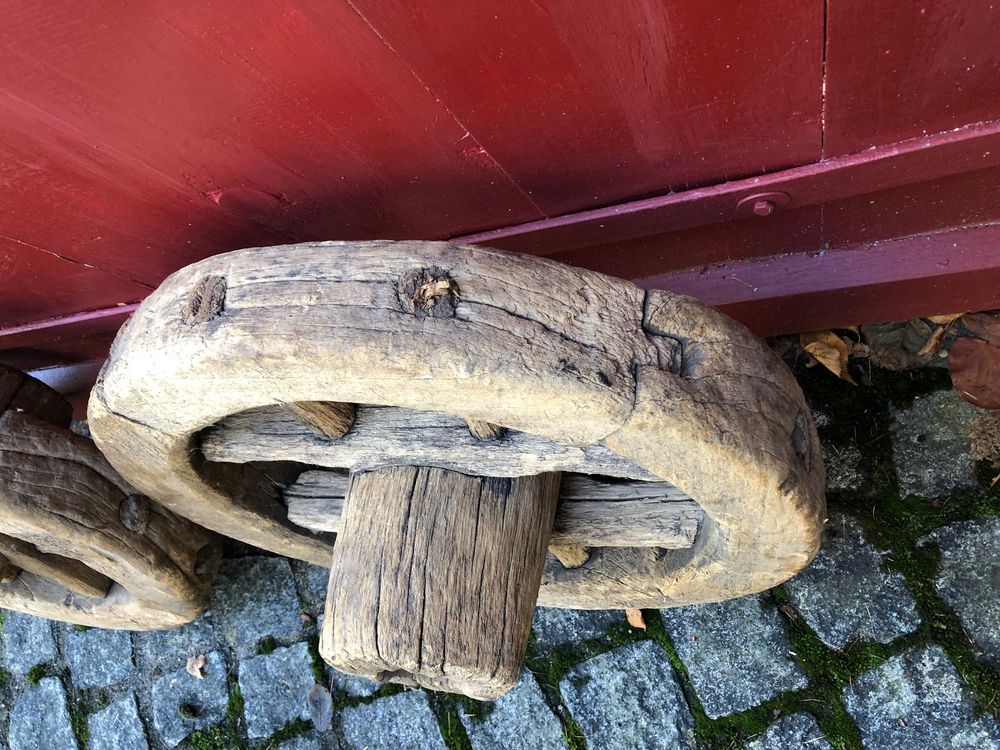 Wagenräder Holz antik Walserwagen ca. aus 14. Jahrhundert 2x (Gebraucht ...