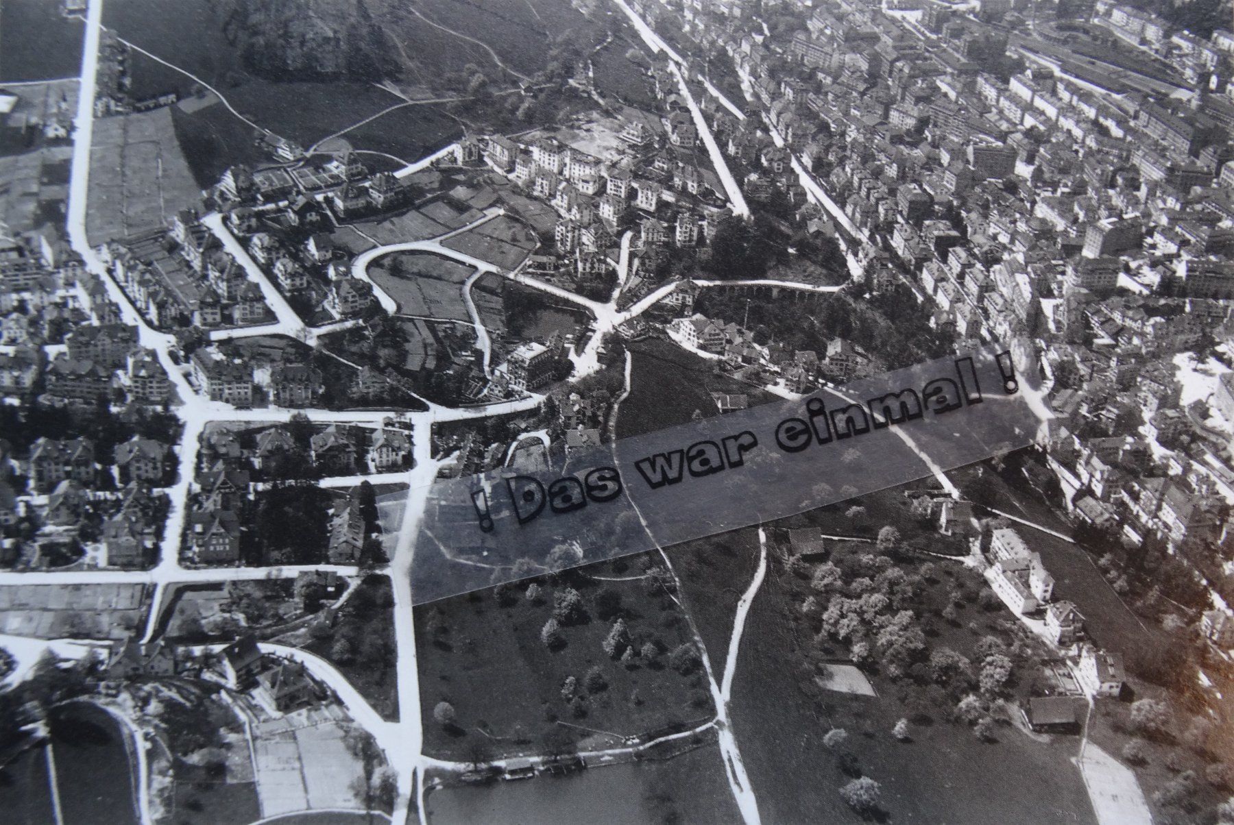 St. Gallen St. Georgen 1920 FLUGBILD von W. Mittelholzer (Gebraucht) in ...