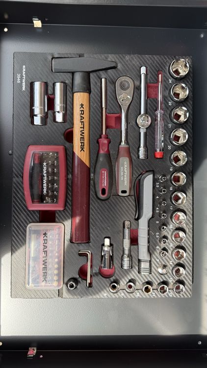 Kraftwerk Werkzeugset mit 3/8 Zoll Ratsche und Bitset (Gebraucht) in Rehetobel für CHF 75 – nur ...
