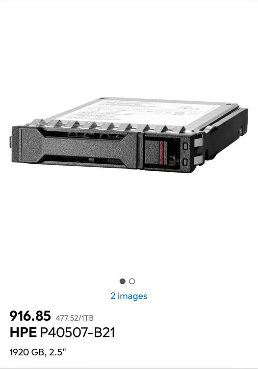 HPE 1.9TB SSD SAS (Neu (gemäss Beschreibung)) in Gams für CHF 299 – mit ...