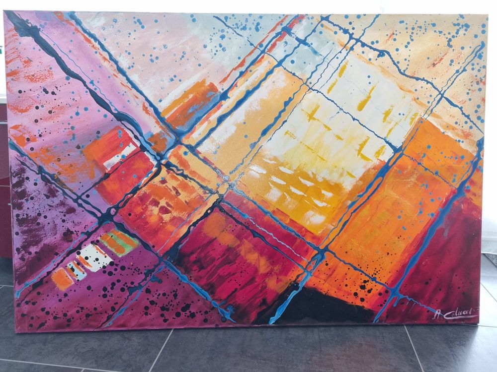 Ölgemälde von Antonio Coluzzi - Abstrakt | Kaufen auf Ricardo