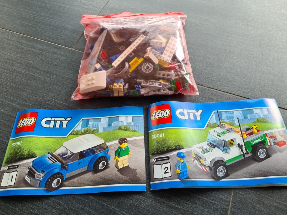 Lego City " Pickup- Abschleppwagen mit Auto" (60081) (Gebraucht) in ...
