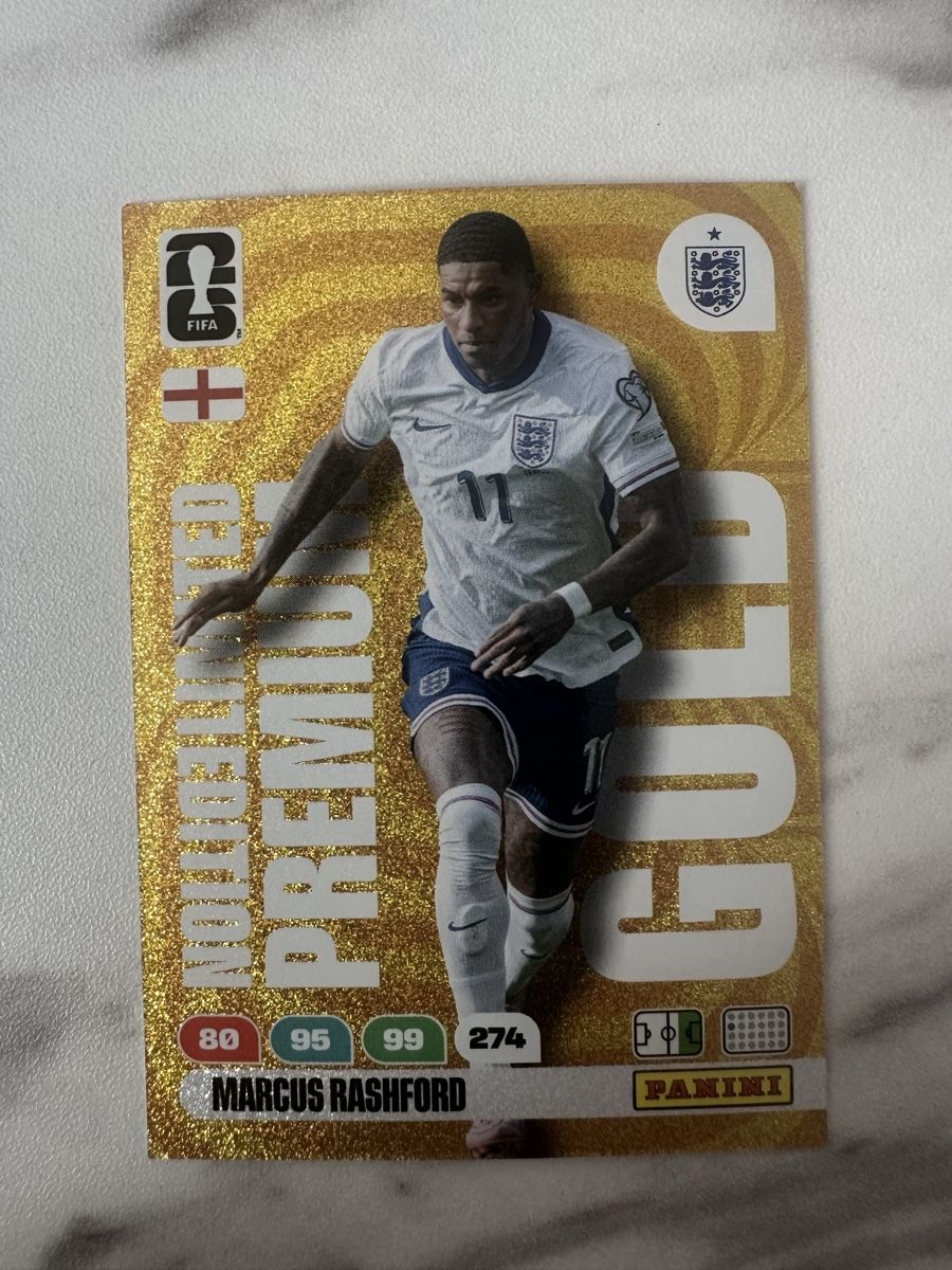 Panini Karte - Marcus Rashford Premium Gold 2026 WM (Neu (gemäss ...
