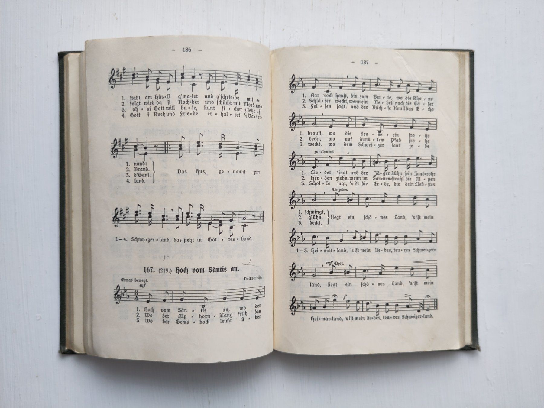 LIEDERBUCH für die Volksschule des Kt. St. Gallen - 1934 (Gebraucht) in ...