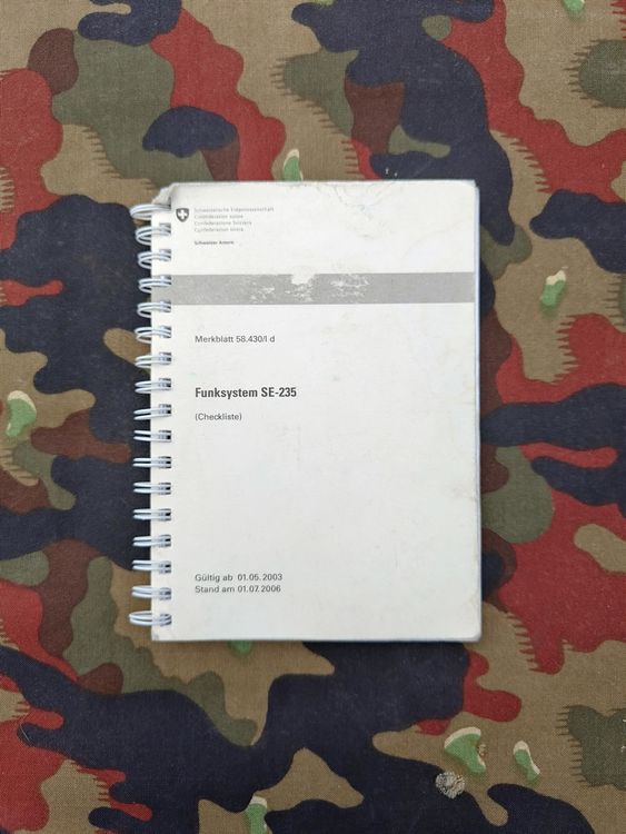 Merkblatt 58.430/I d, Funksystem SE-235 (Gebraucht) in Bauma für CHF 3 ...