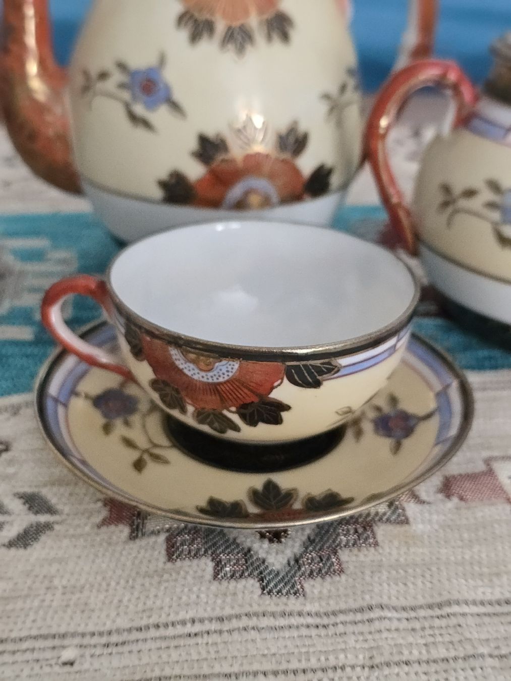 Exceptionnel service à thé japonais ancien, début XXᵉ siècle (Neuf ...