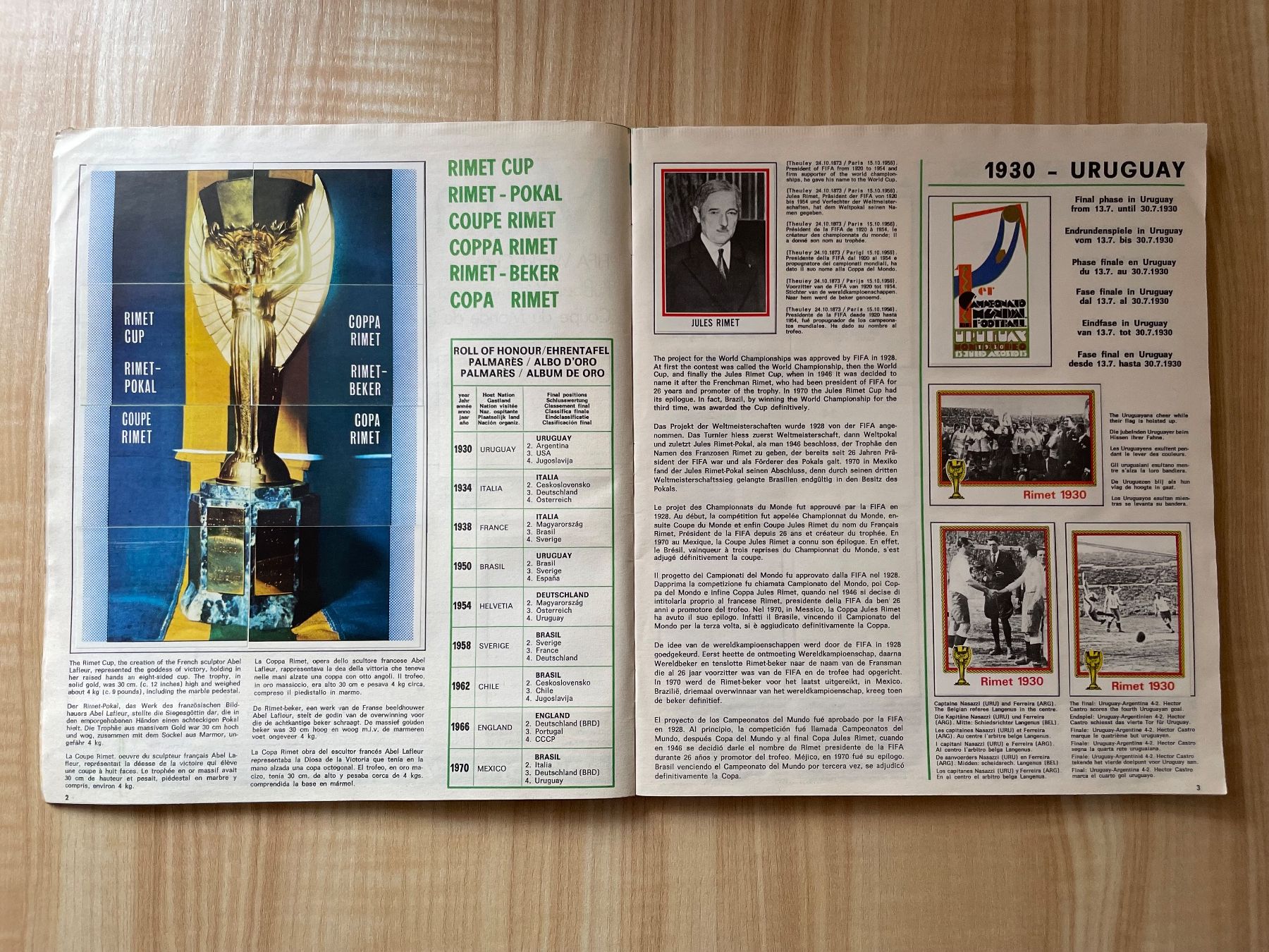 Album Panini – Coupe du Monde 1974 (Munich) (D'occasion) à Bullet pour ...