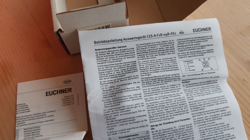 Euchner CES-A-F1B-048-AS1 Auswertegerät - Neu! (Neu (gemäss ...