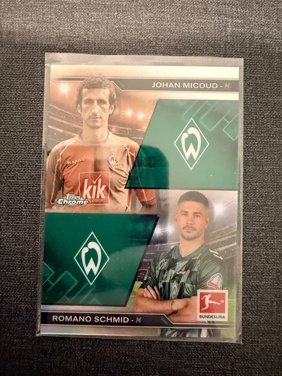 Topps SV Werder Bremen Johan Micoud Romano Schmid Bundesliga (Gebraucht ...