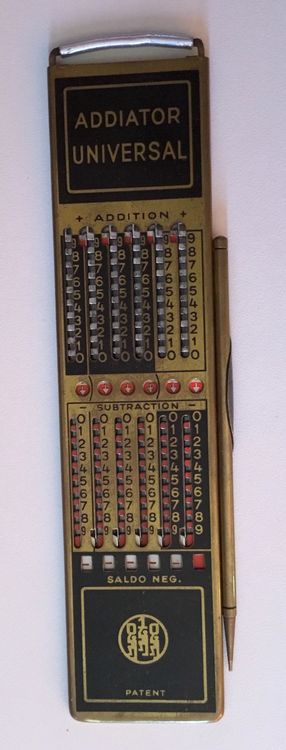 ADDIATOR UNIVERSAL - Antiker Rechenschieber (Gebraucht) in Zürich für ...