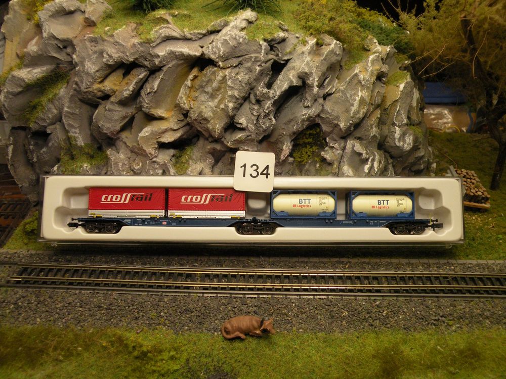 H0 Containerwagen SGGNOS 715 Ep. V DB BTT/Crossrail 134 (Gebraucht) in ...