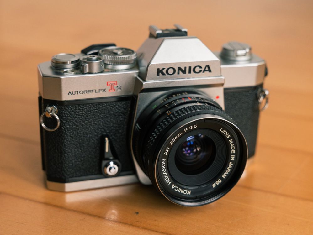 Konica Autoreflex T3 - Konica Hexanon f3.5/28mm (Gebraucht) in Egolzwil ...