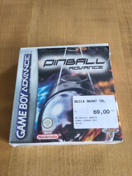 Pinball Advance Gameboy Advance Flipper game (D'occasion) à L'Auberson ...