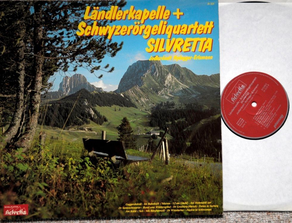 Schwyzerörgeliquartett Silvretta - LP ♪ GEWASCHEN ♪ (Gebraucht) in Unterseen für CHF 10 – mit ...