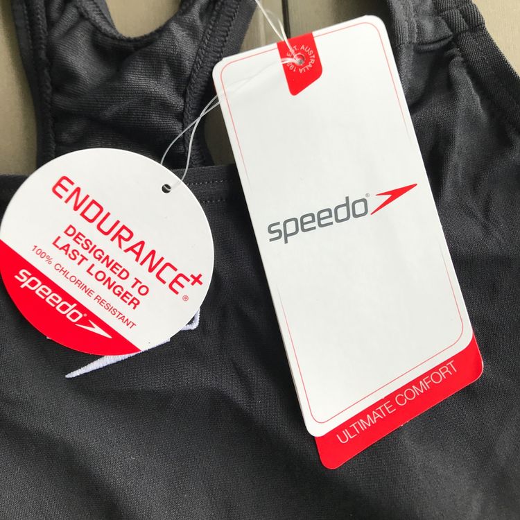 Badekleid Speedo Endurance, Gr. 38, schwarz (Neu und originalverpackt ...