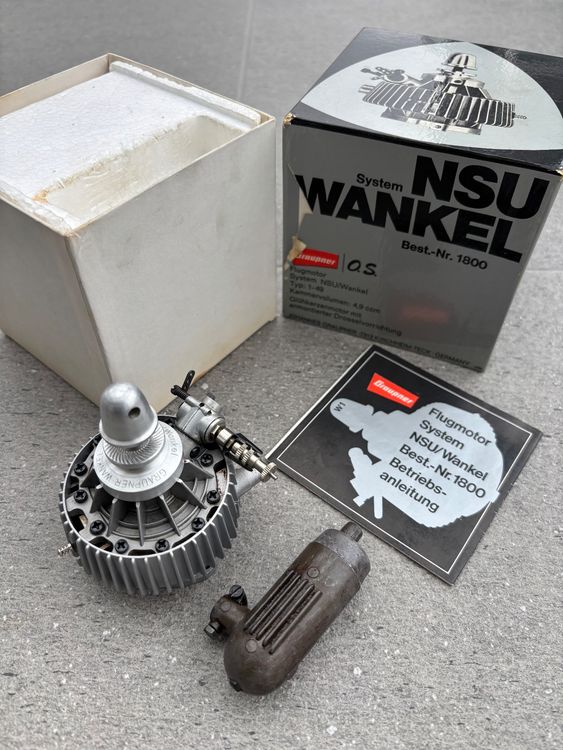 OS Wankel NSU 1-49 Graupner 1800 Modellmotor Rarität | Kaufen auf Ricardo