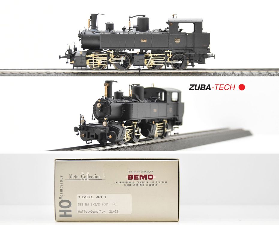 Bemo Metal Collection 1693411 Dampflok Ed 2 + 2/2 SBB H0m OV (Gebraucht ...