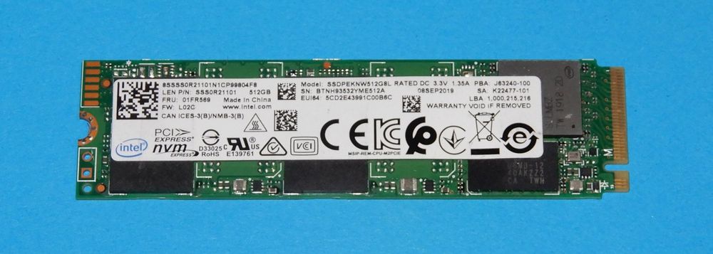 Intel SSD 512 GB | Kaufen auf Ricardo