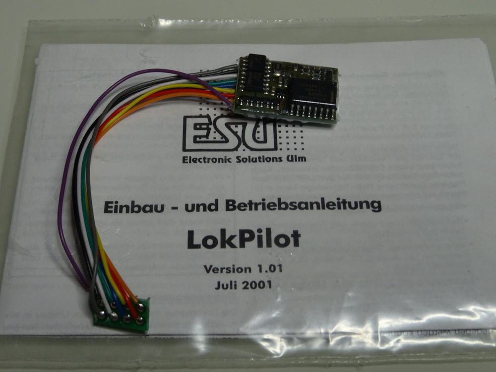 ESU LokPilot Basic 8-pin H0 Digitaldecoder | Kaufen auf Ricardo