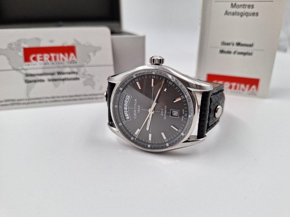 Certina Heritage DS 1 Day Date (Gebraucht) in Glis für CHF 226 – mit Lieferung auf Ricardo kaufen